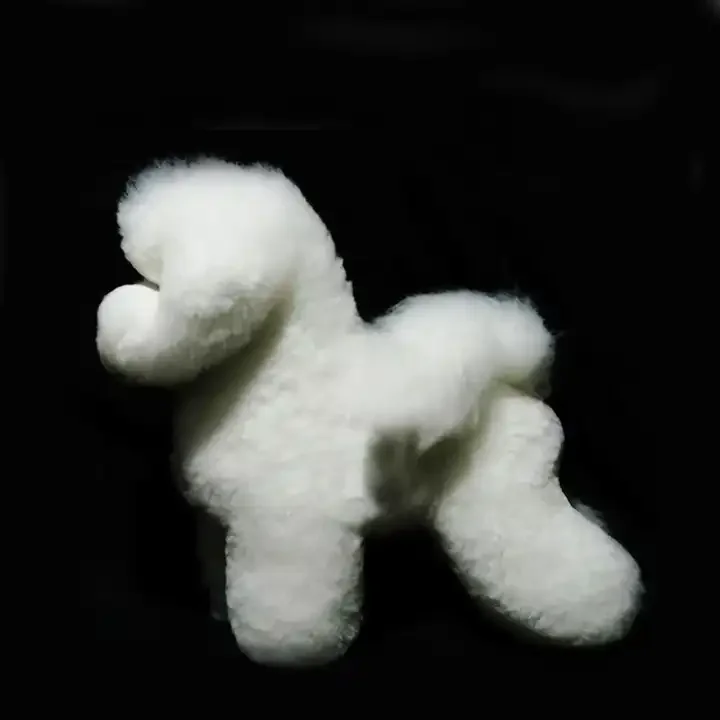 Bichon Dog Full Body Plastic Model for Grooming Training