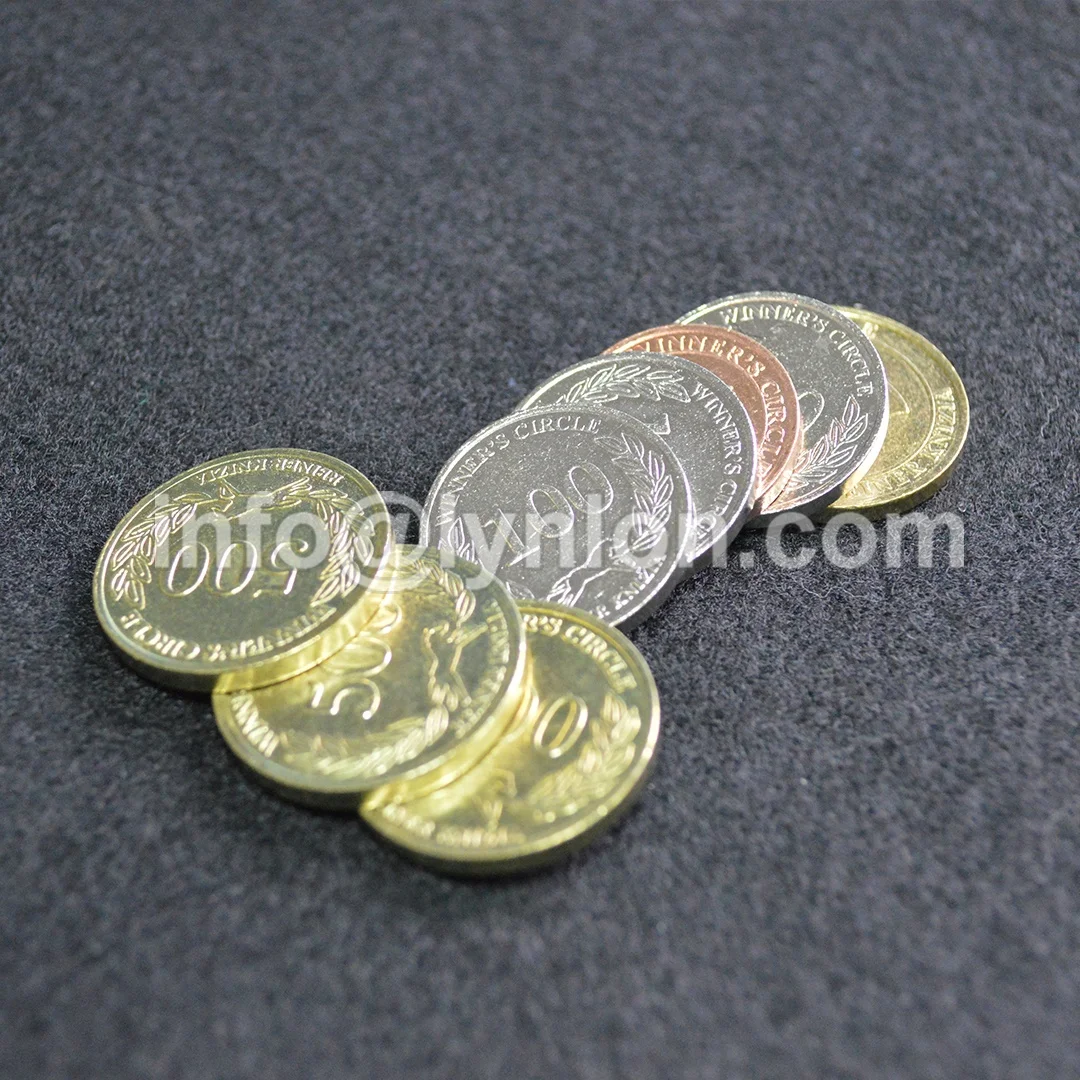 Custom Board Game Metal Coins High Quality Number Coins Personalized ...