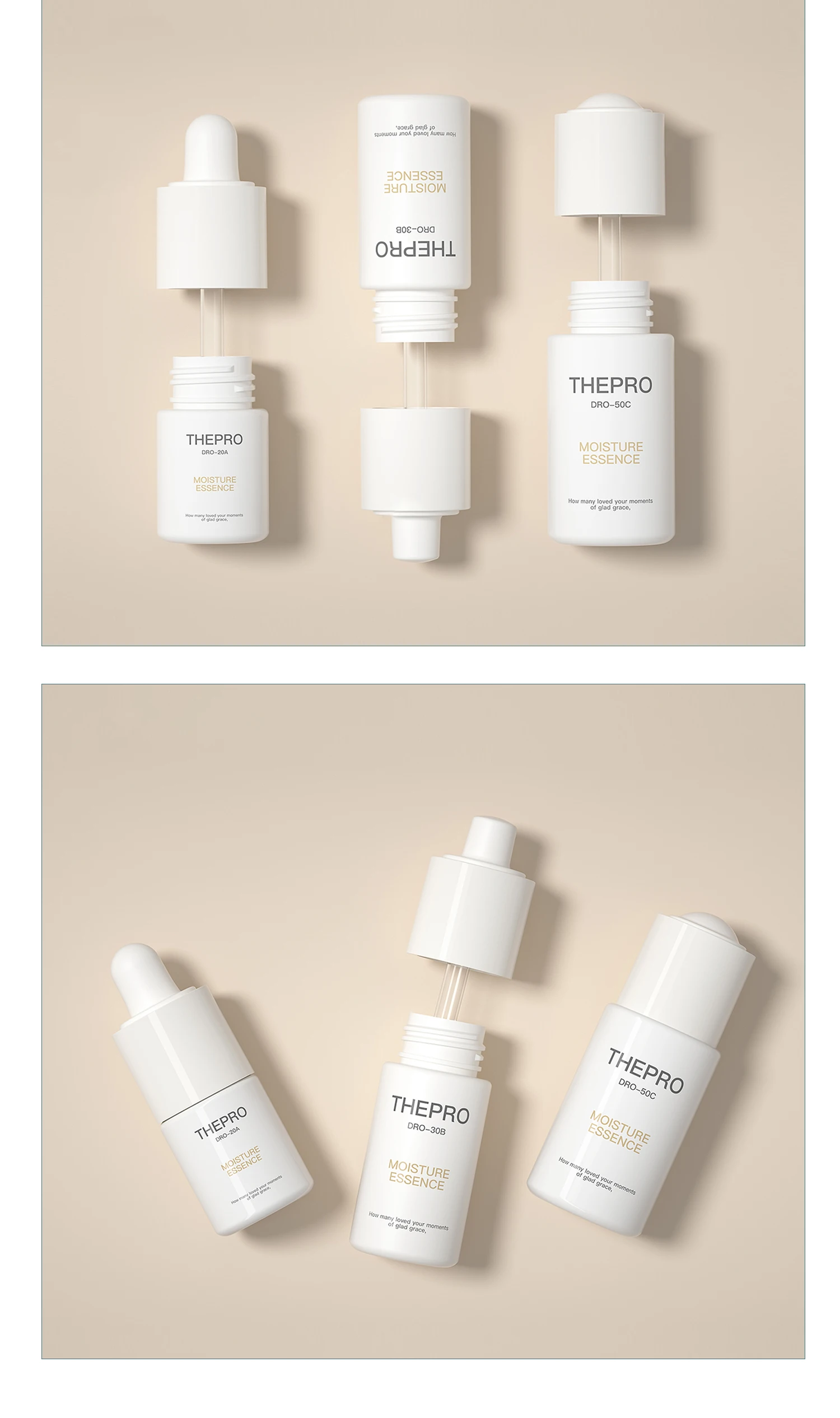 PETG Luxury Tea Tree 10ml 20ml 30ml 50ml White Black Transparent Custom ...