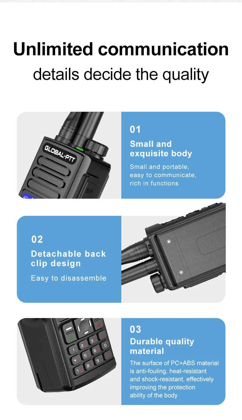 Vhf Uhf G8 Wolki Toki Talkie-walkie Professional Long Range Gmrs Portable Two-way Radio Walkie ...