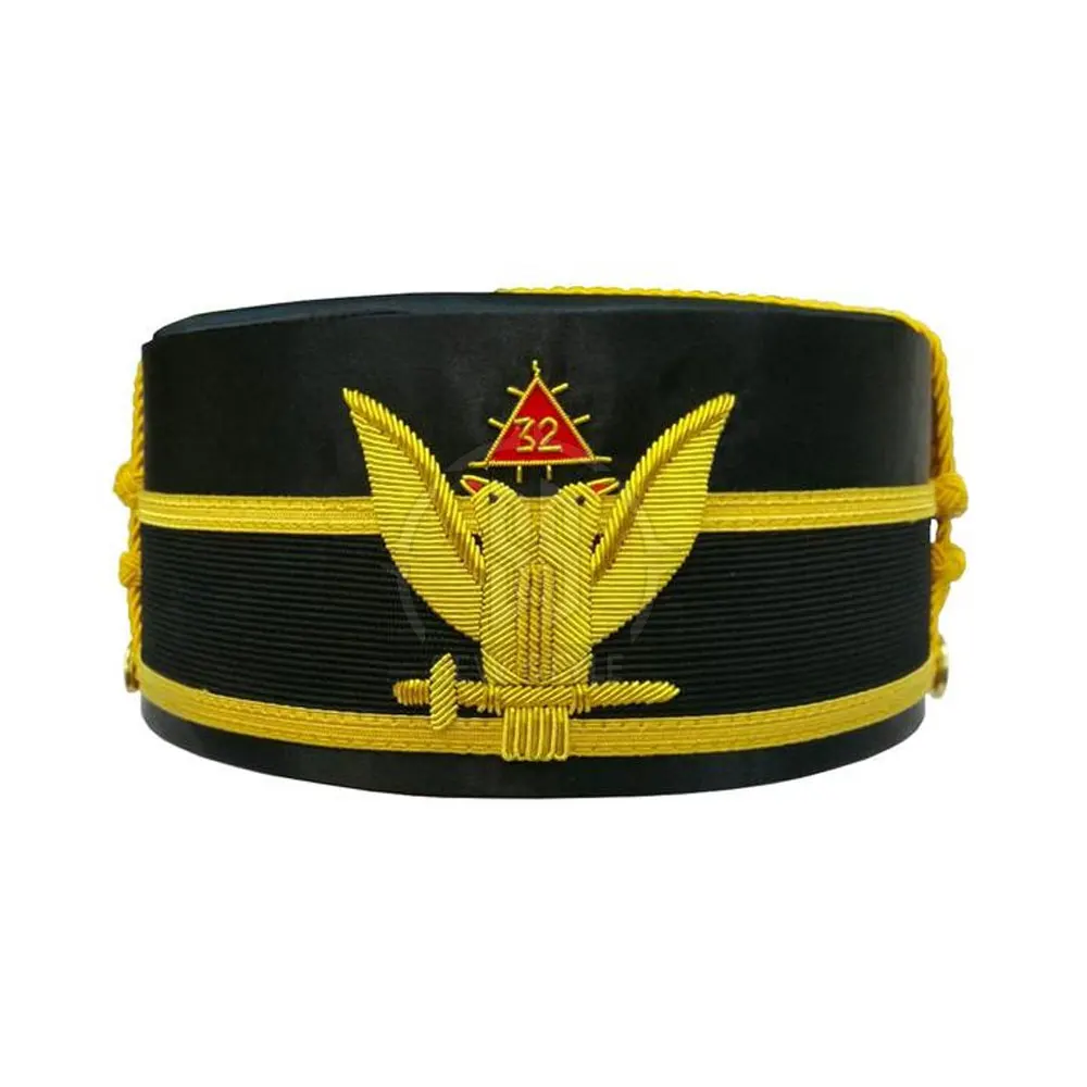 Oem Masonic Regalia Crowns Hats Wholesale Officer Hat With Embroidery ...