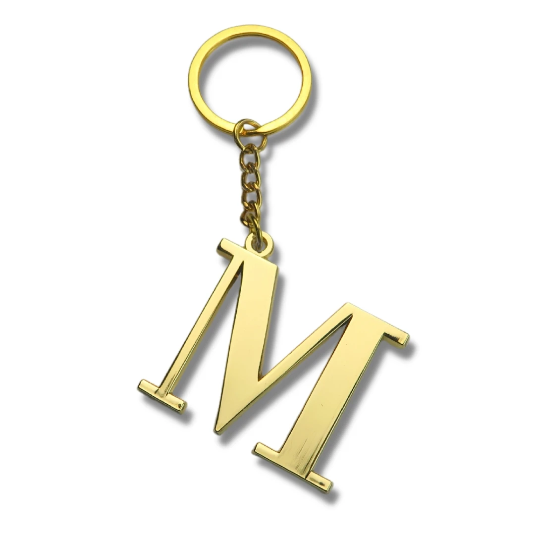 Open Design English Alphabet Letter Keychain Initial - Buy Letter ...