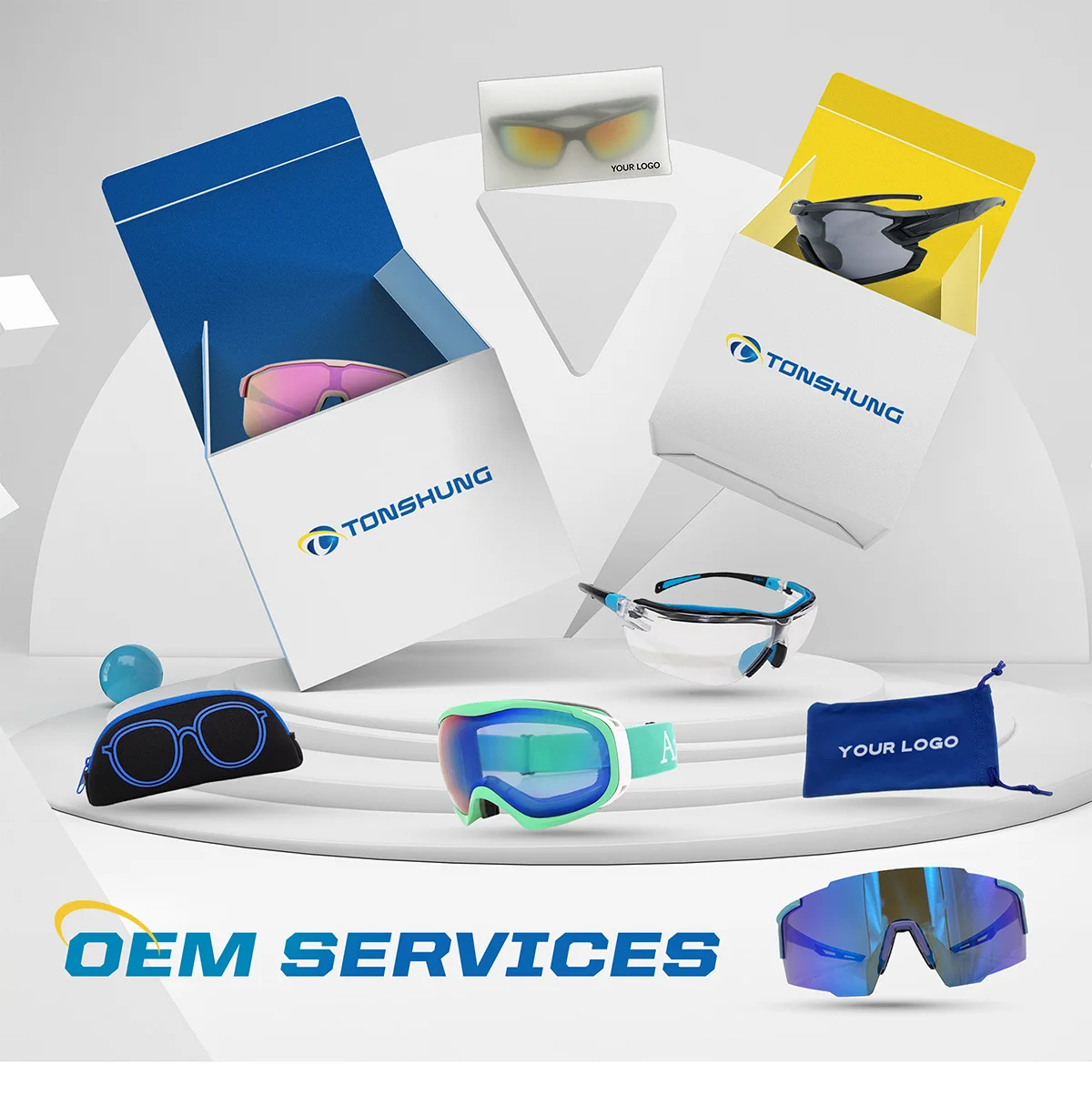 Scooter Riders safety eyewear high definition transparent goggles ...