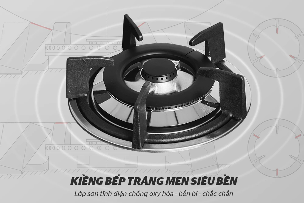Best Selling Korean Design Gas Cooker Gas Stove High Quality Vietnamese ...