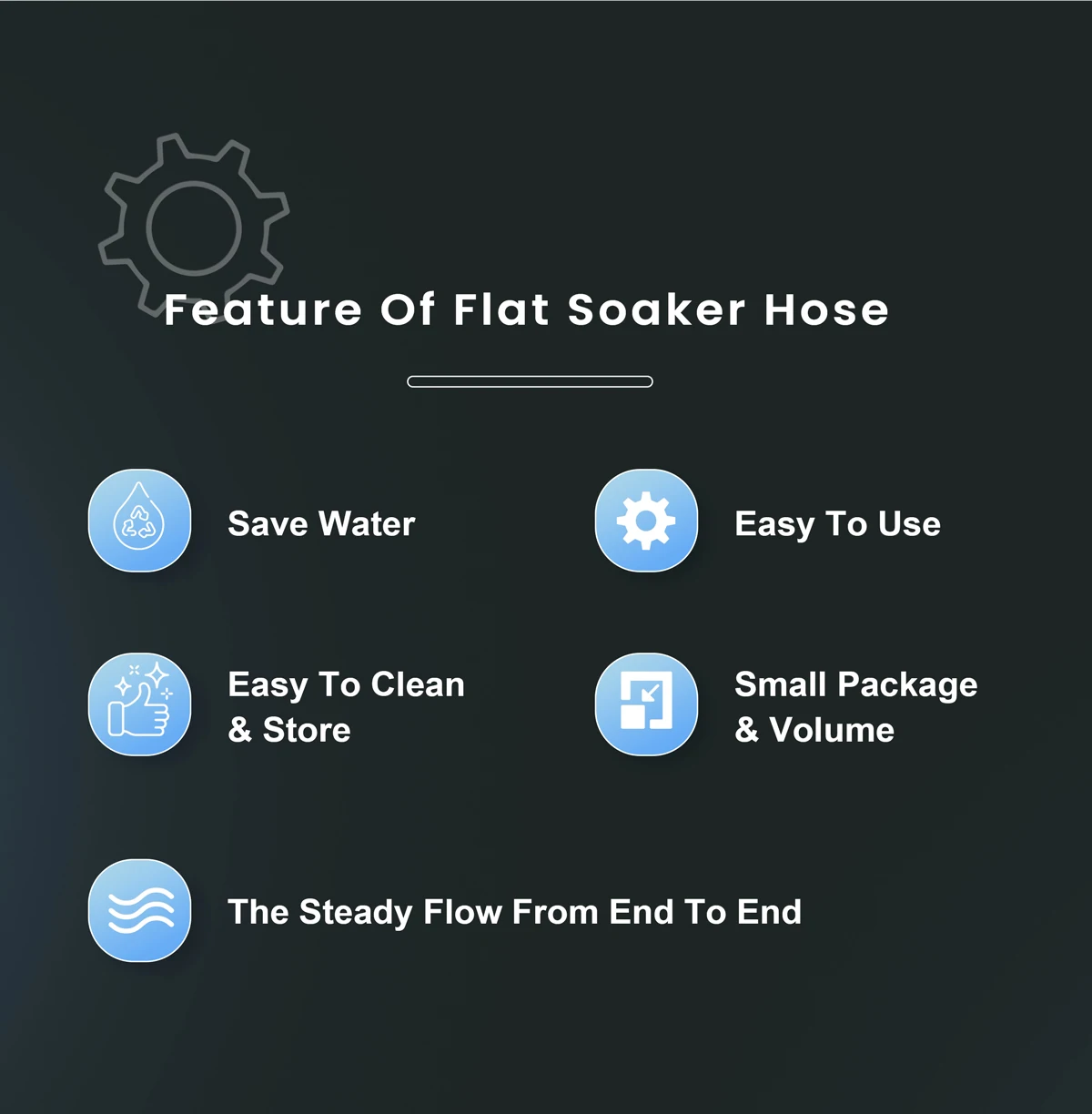 25ft Flat Garden Soaker Hose - Buy Garden Hoses Product on Alibaba.com