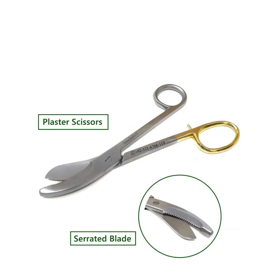 Stainless Steel Plaster Cast Cutting Scissors Medical Surgical Lister ...