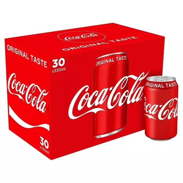 Caja De Cartón Para Refrescos De Coca Cola,Sin Azúcar,320ml X 24 Lata ...