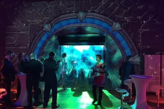 MOKA SFX Fog Screen Projection - Customizable Mist Machine