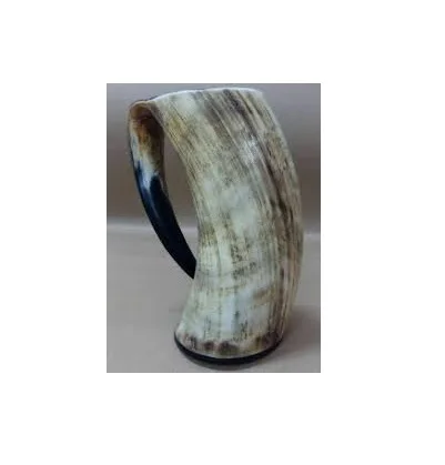100% Real Buffalo Horn Mug Drinkware Handmade Top Quality And Beer Wine ...