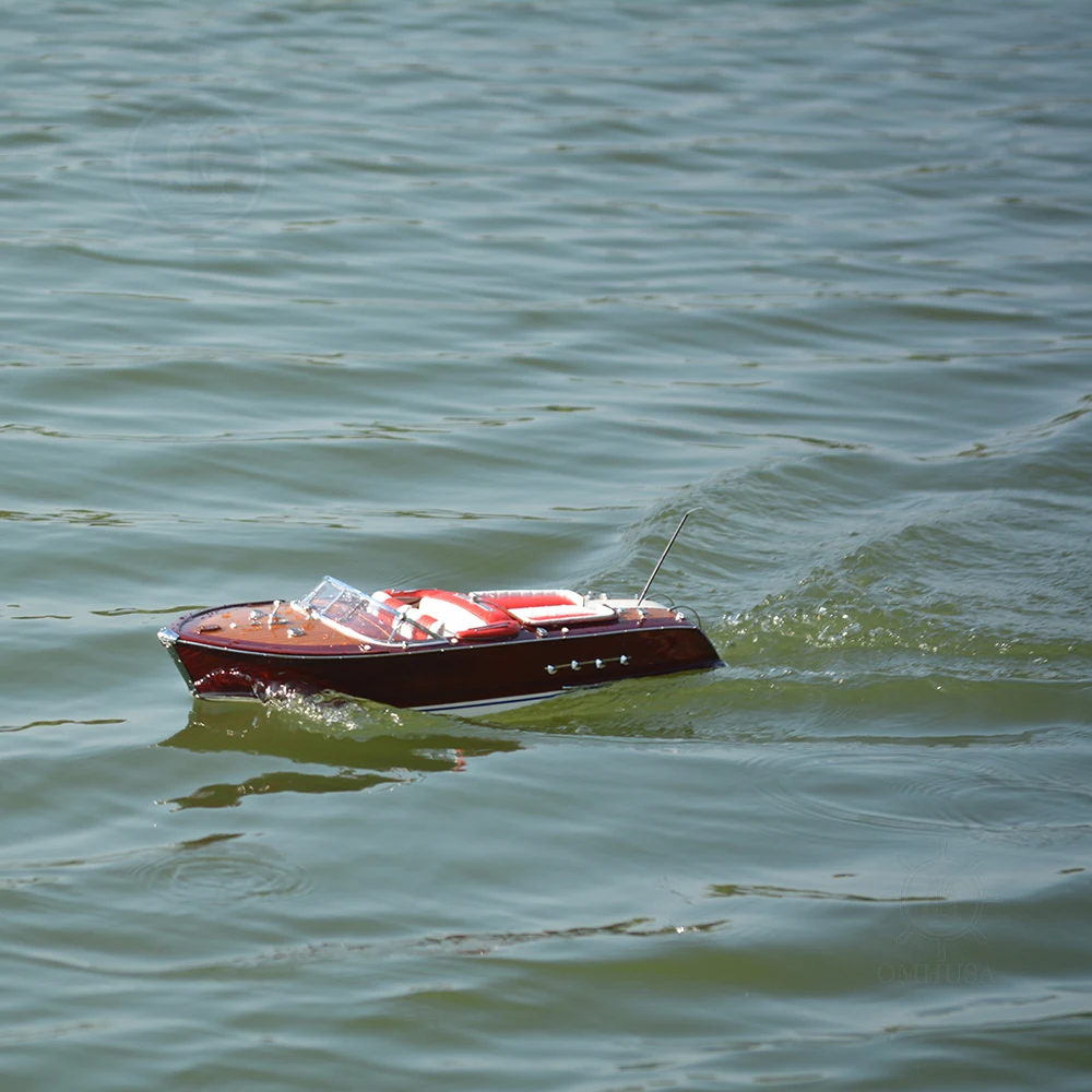 Riva Aquarama Model Ship Painted With Rc Motor 60 Cm Handcrafted Wooden ...