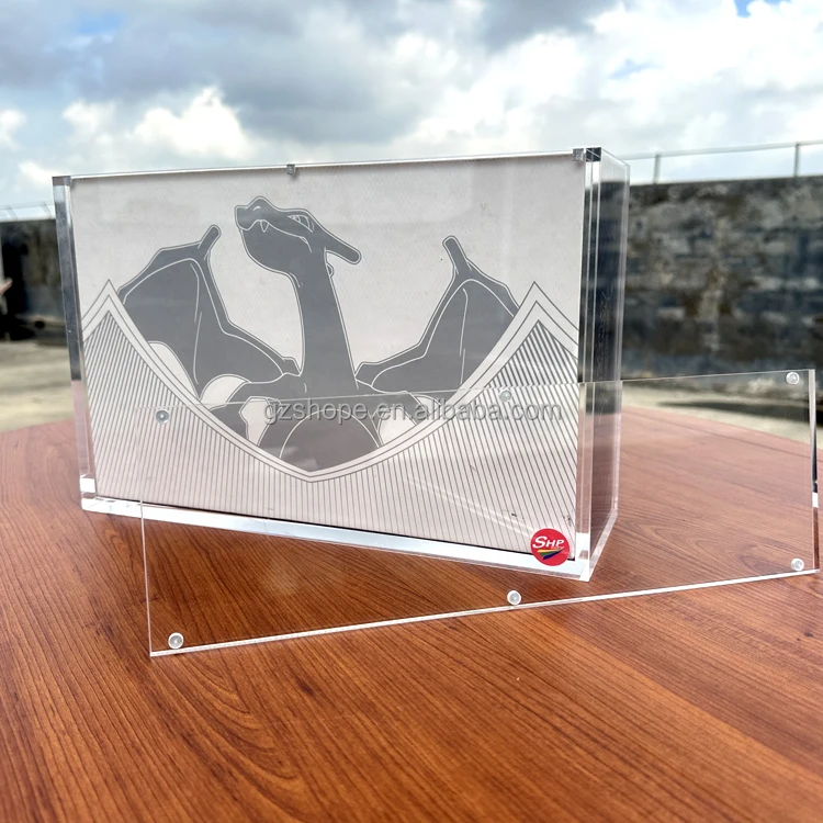 Acrylic Charizard Upc Box Display Case Ultra Premium Collection Acrylic ...