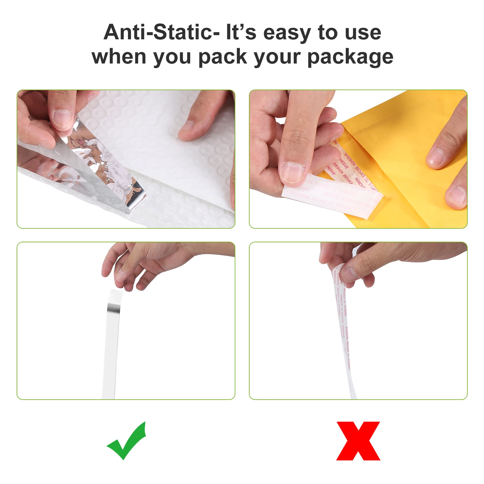 7x9 Inch Padded Envelopes Bags White Poly Bubble Mailers For Gift ...