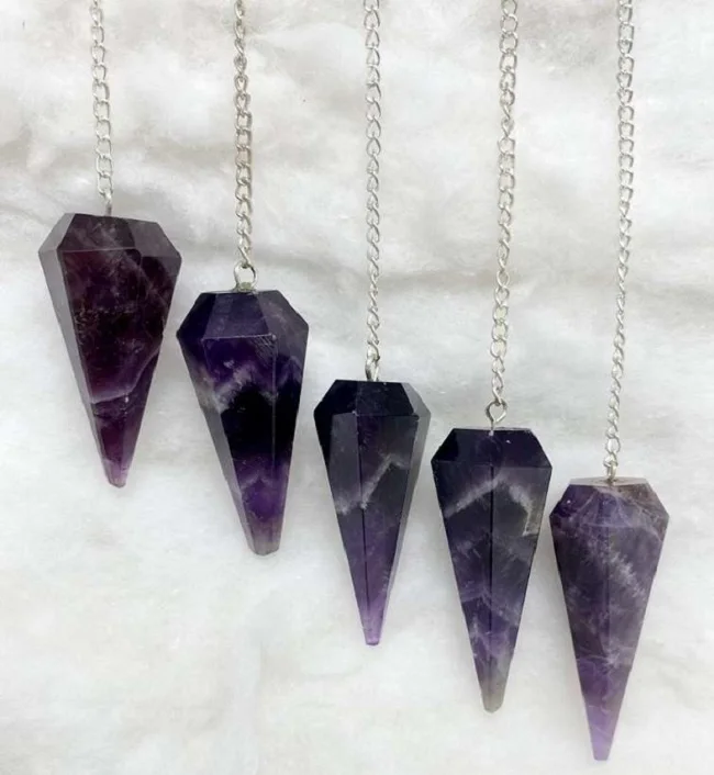 Crystal Pendulum Dowsing Healing for Sale High Grade Gemstone Pendulums ...