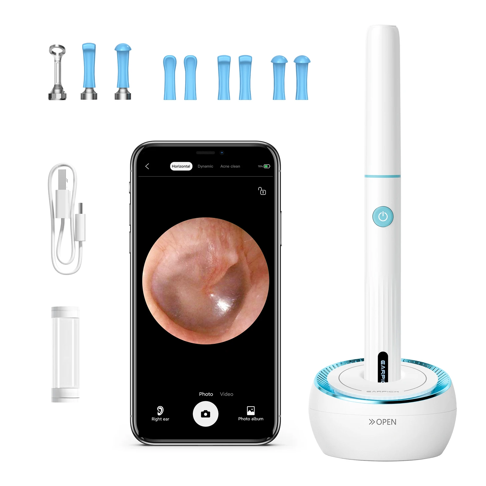 Suear Original Manufacture Wireless Otoscope - Smart Ear Cleaning