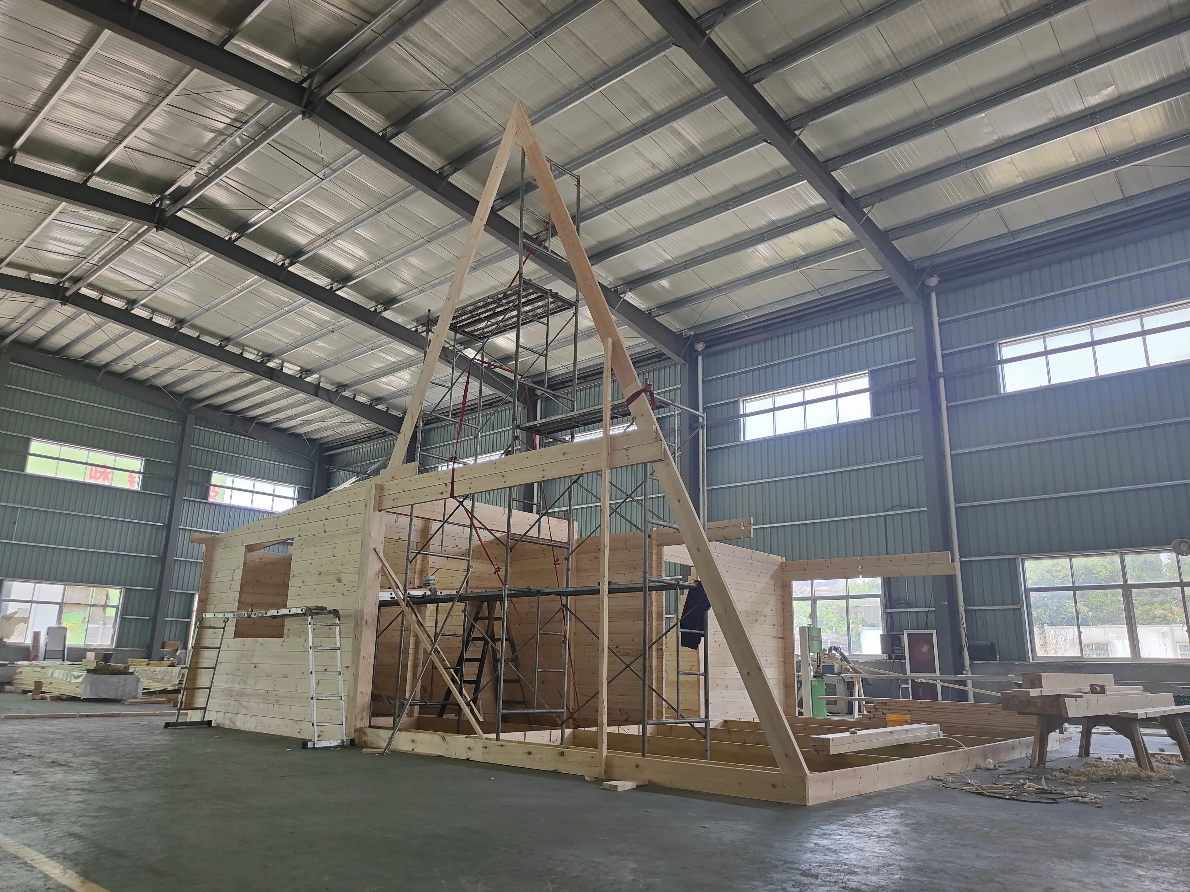 Customize 2 Storey a-Frame Cabin for Sale - SENFYA Wood Houses