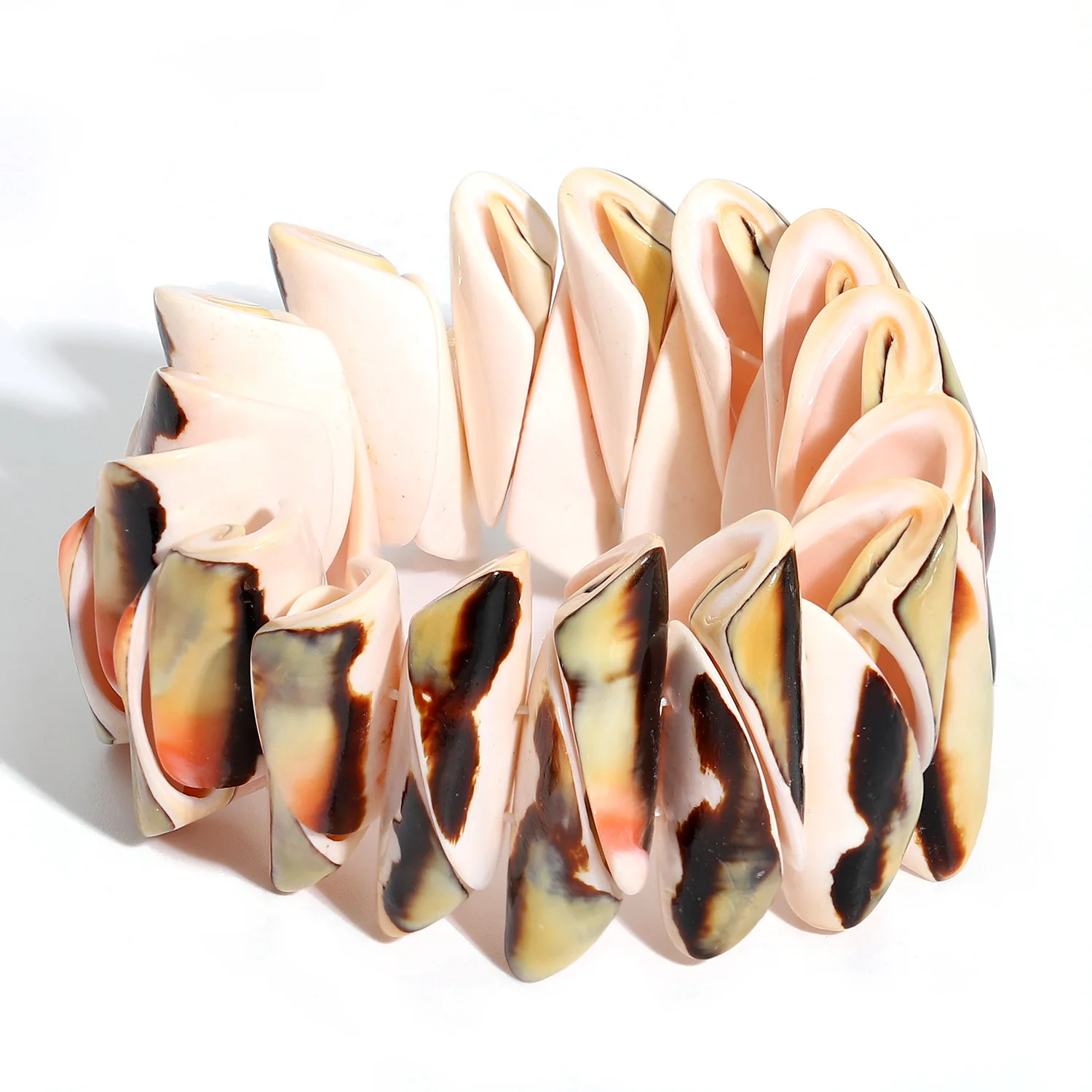 Luxury Men Women Cute Hand Sea Shell Bracelet Kit Natural