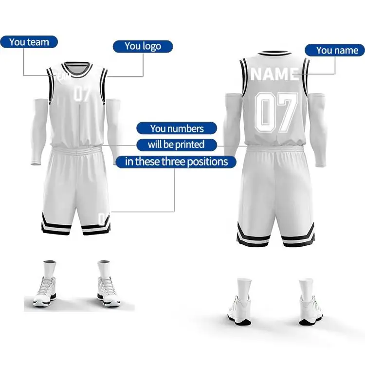Latest Design Men Kids Basketball Uniform Jerseys Customized School ...