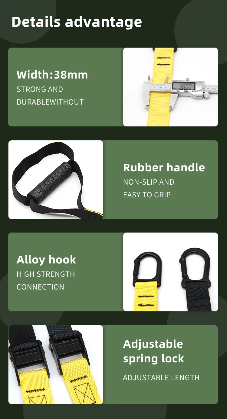 Grassfit G Strap Suspension Trainer - Total Resistance Exercise