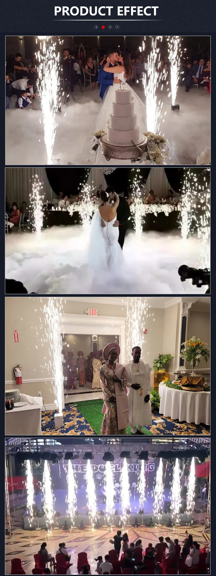 2022 Cold Spark Machine Wedding Spark Machine 500w Cold Firework ...