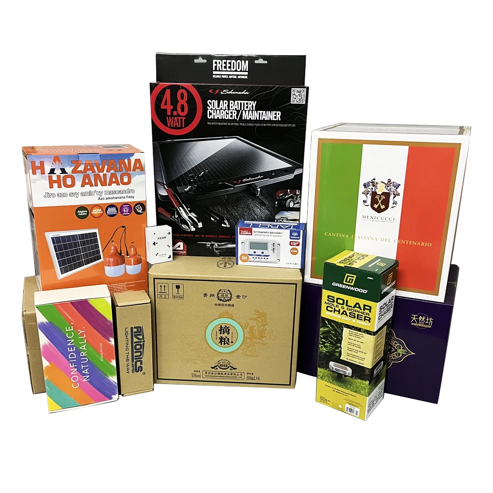Wholesale Recycled Corrugated Paper Cartons with Custom Logo
