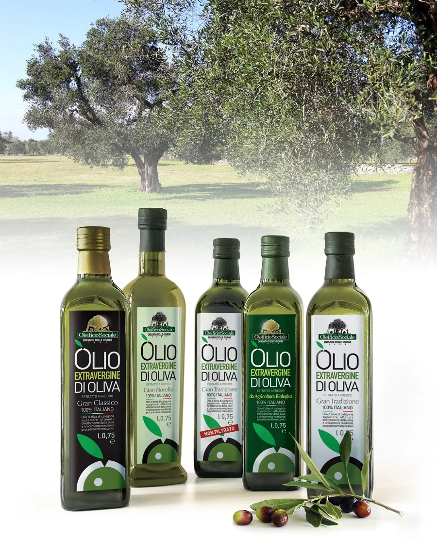 Top Quality 100 % Italian Extra Virgin Olive Oil Cold Pressed Gran ...