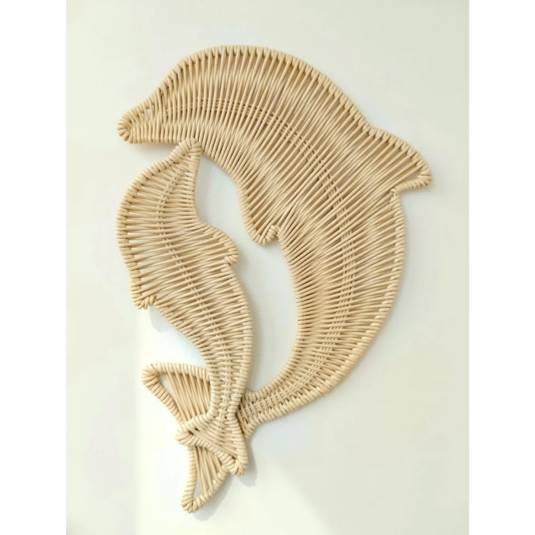 Children's Wall Decor Palm Tree Wicker Wall Palms Large Tropical Set Of ...