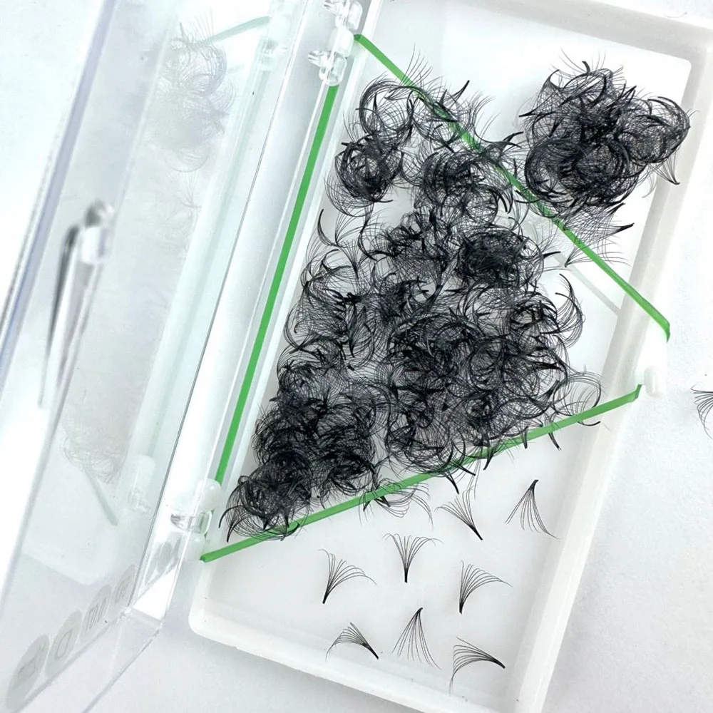 Volume 6d 7d 8d 9d .07mm Easy Fanning Eyelash Extensions Faux Mink Flare Easy Fan Eyelash ...