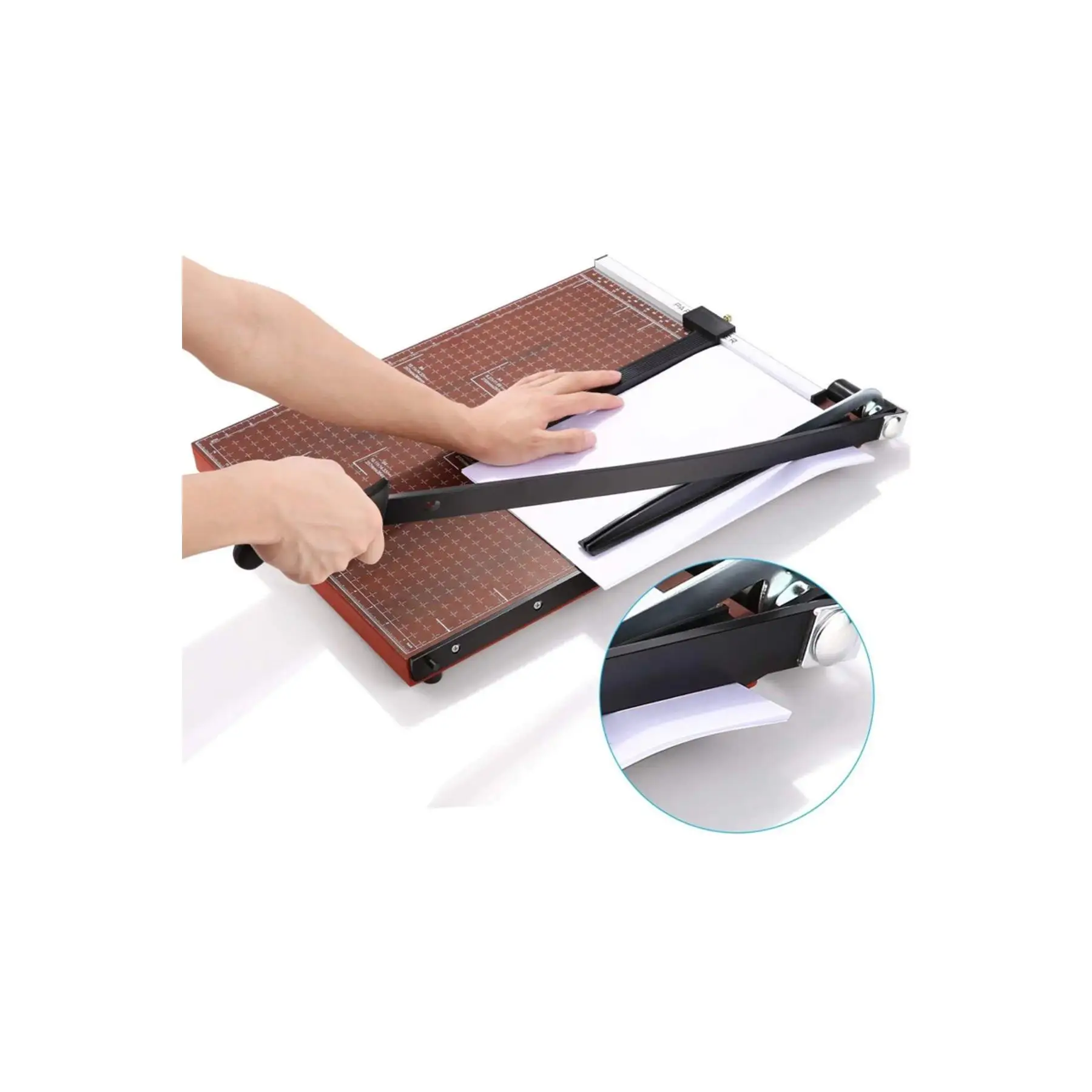 Guillotine Multi A4 Paper Cutting Sizing Machine With Stopper - Buy A4 ...