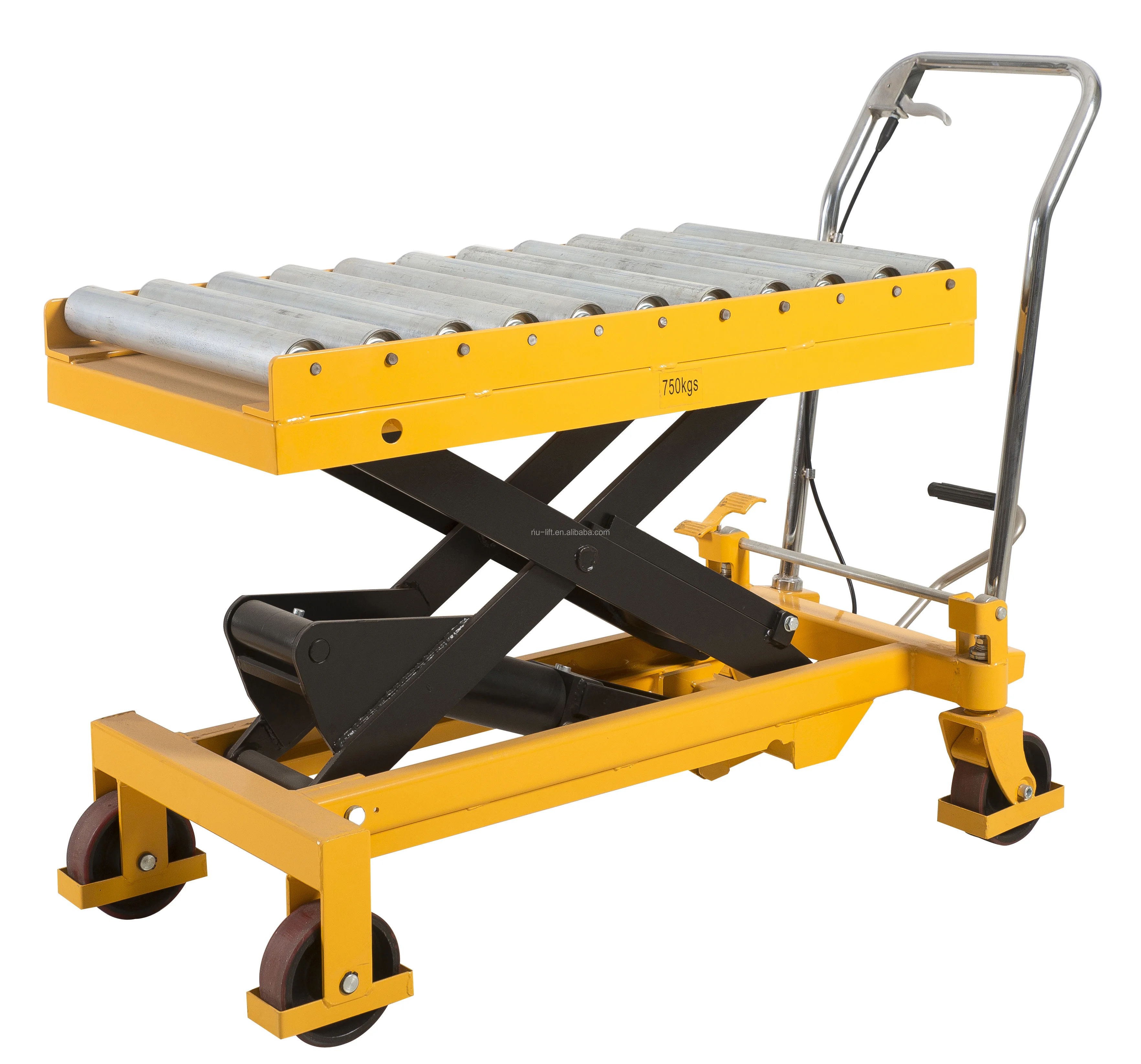 Lift Table with Conveyor Rollers - TF-R/TF-RT Series