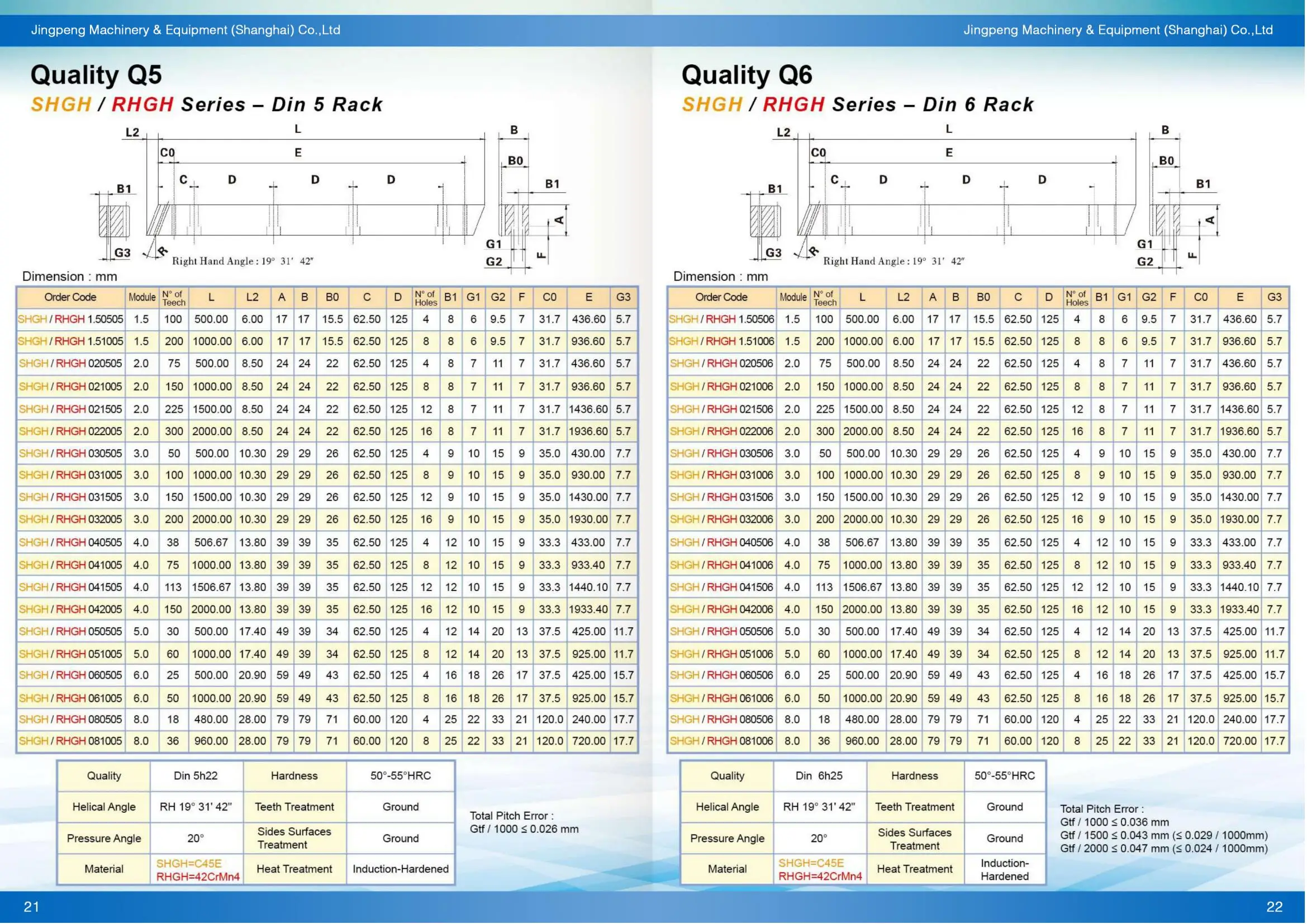 High Precision Rack Rail Flexible Rack and Pinion for CNC