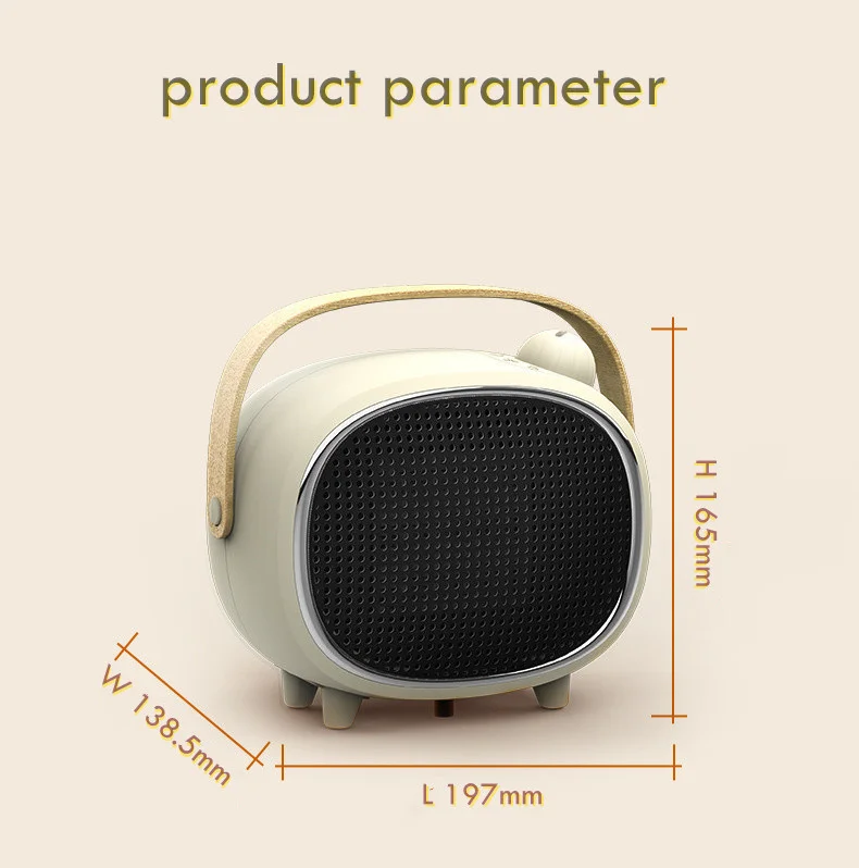 Electric Fan Heater 500w/1000w Multifunctional Fan Household Warmer 110 ...