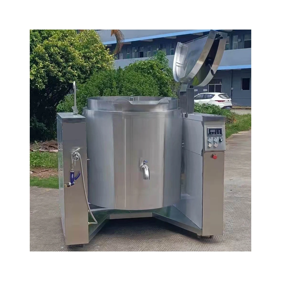 Commercial Kitchen Equipment 50-500l Automatic Cooking Mixer Machine ...