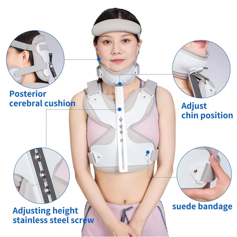 Cervical Collar Thoracic Bracecervical Fixation Orthosis Chest ...