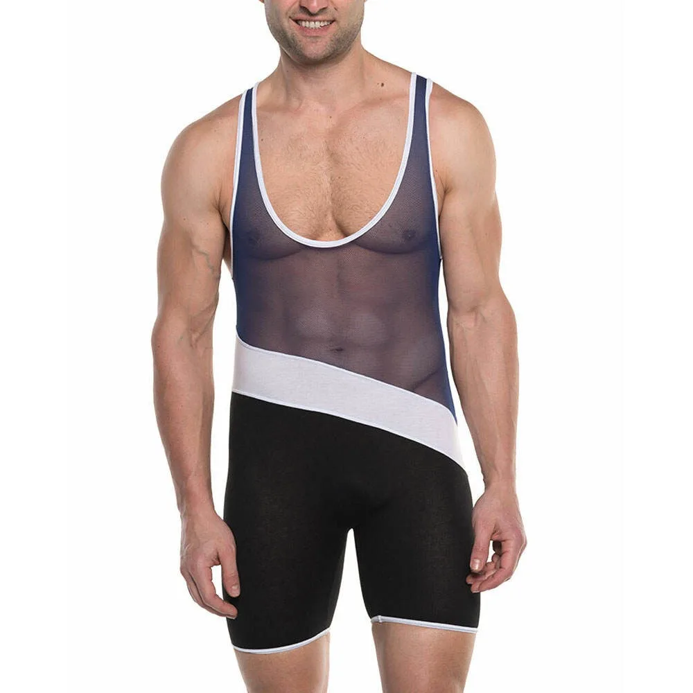 Sportswear Sublimated Wrestling Singlets Fitness Wears Reversible Singlet -breathable Gym Men ...