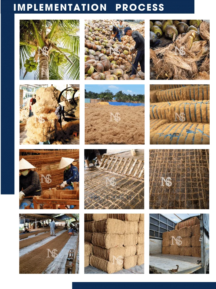 Coir Net From Coir Fiber Coir Rope Made From Custom Size Thickness Eco ...