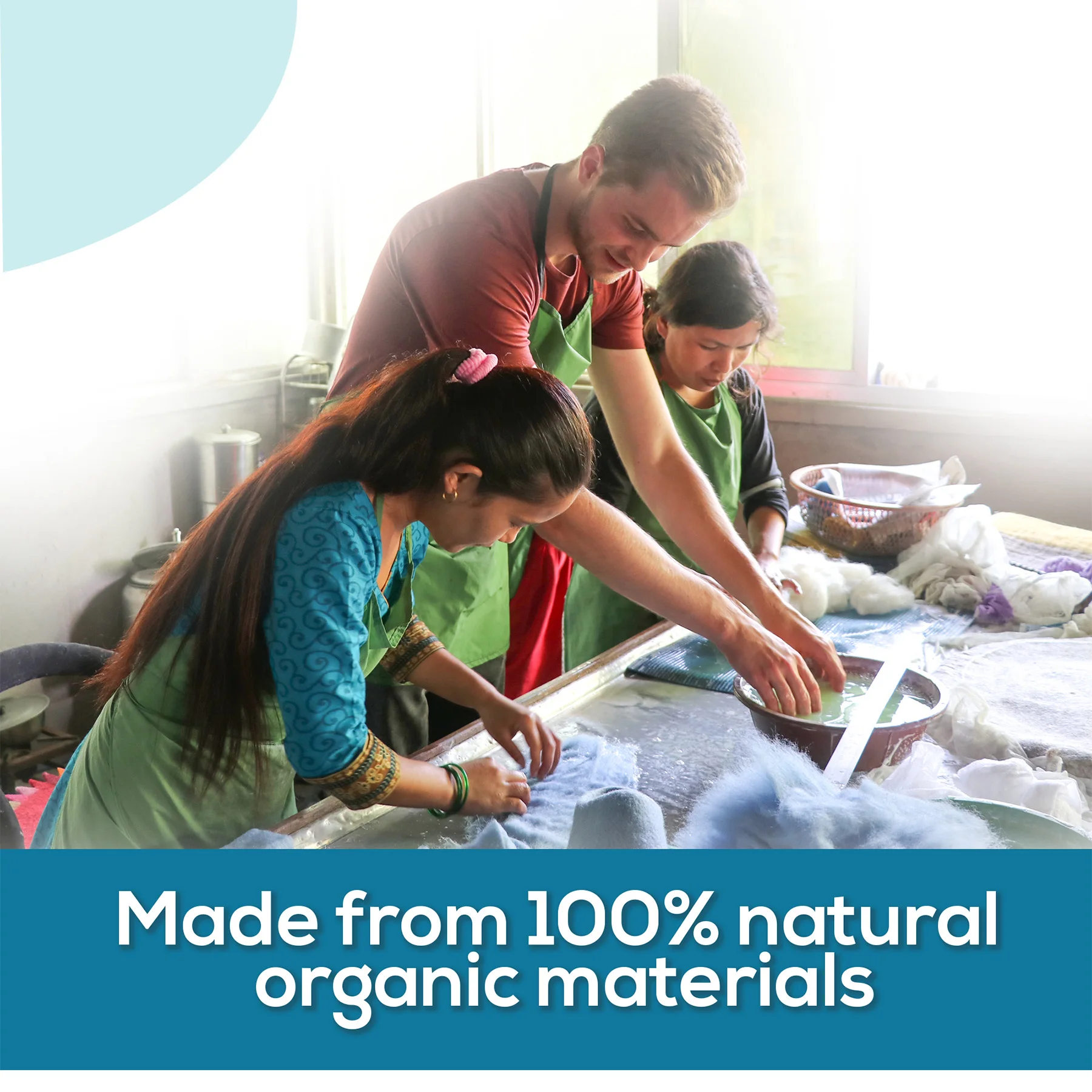 Ocean Blue Color Felt Slippers - Buy Anti-slippery Home Slippers For ...