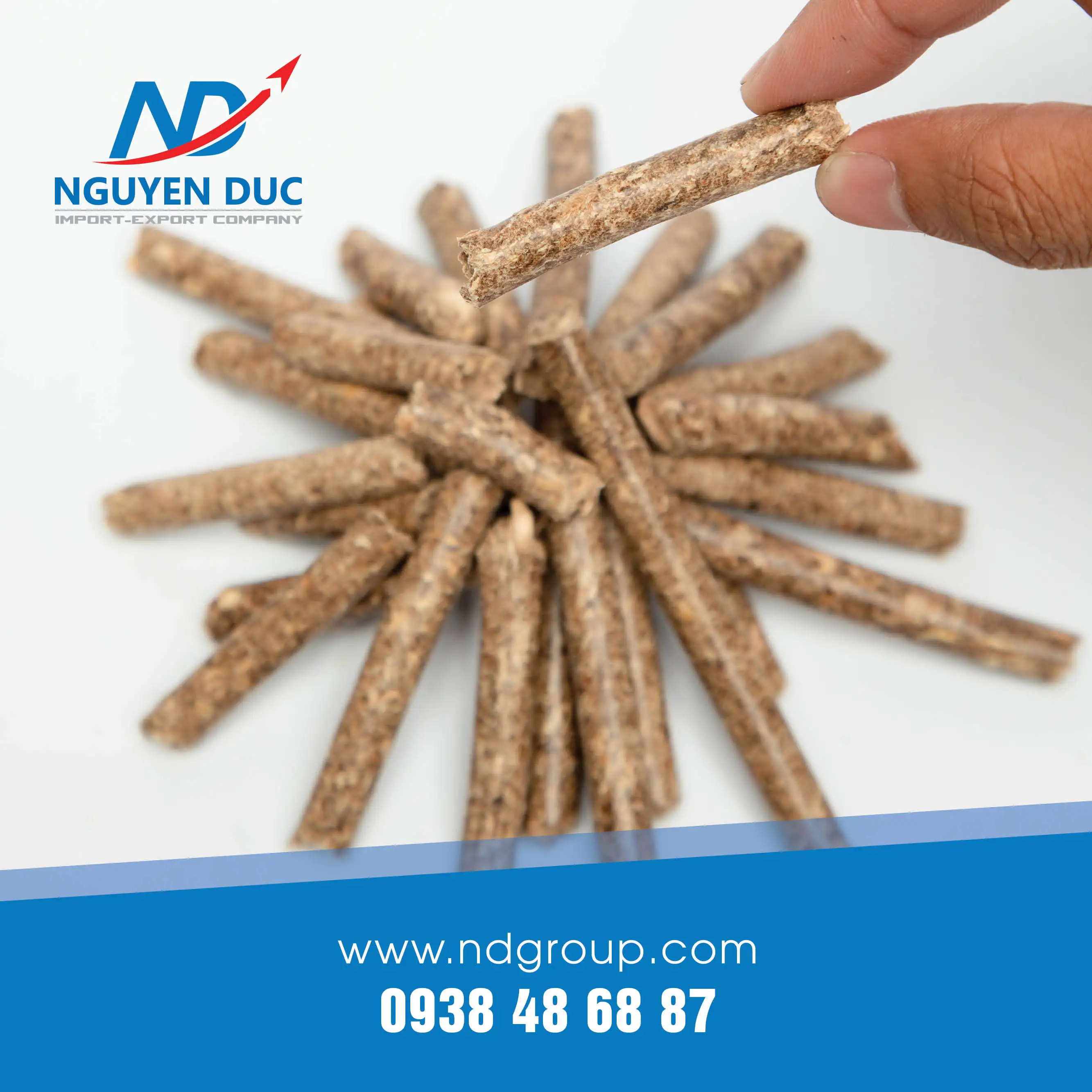 Vietnam Origin Wood Pellets Biomass Pellets Long Burning Time Good ...