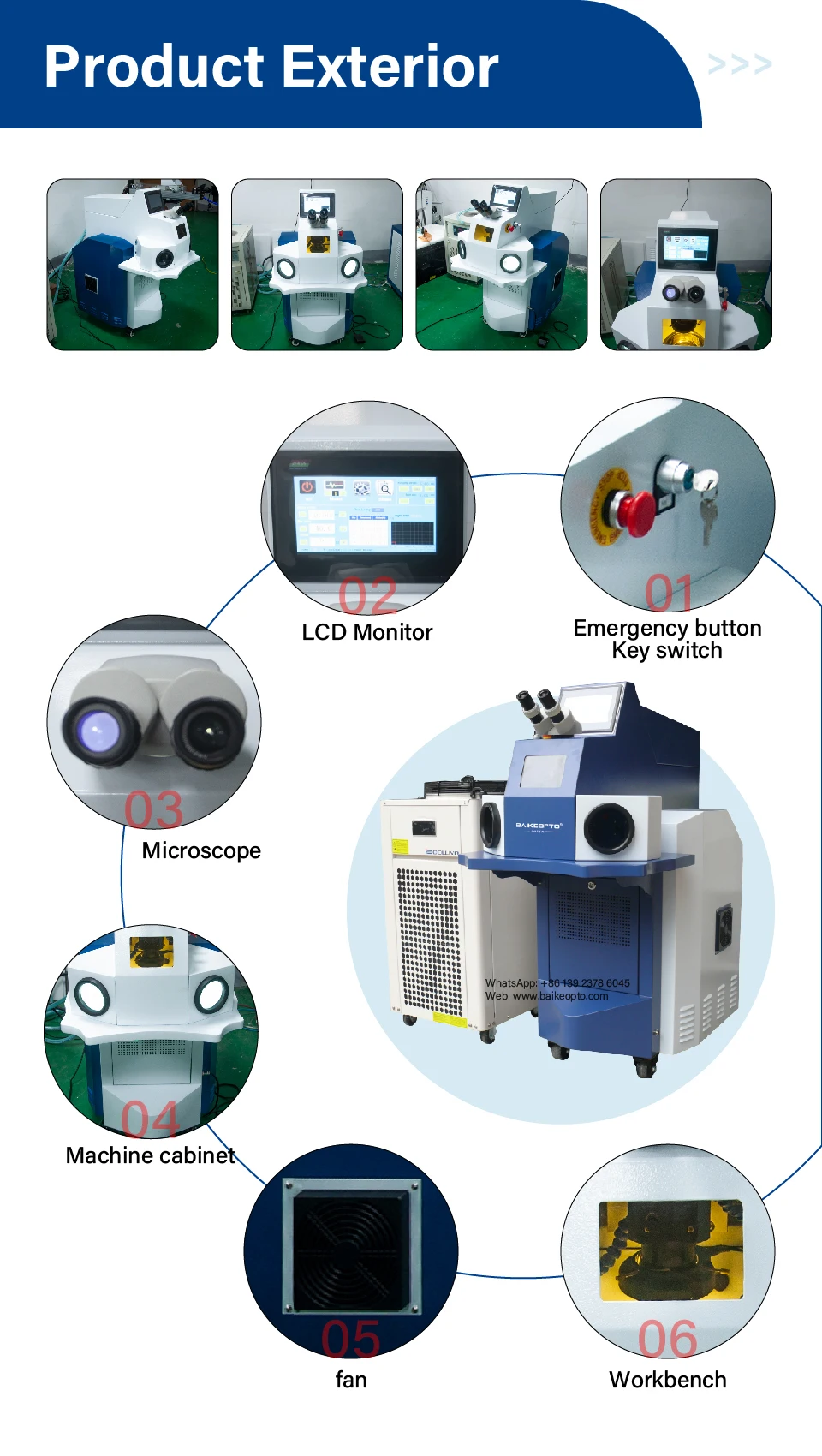 200W Spot Microscope Welding Gold Welder Small Mini Electric Laser ...