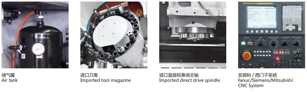 Vertical Horizontal Cnc Machine Tool Lathe Metal Cutting Forming Gear ...