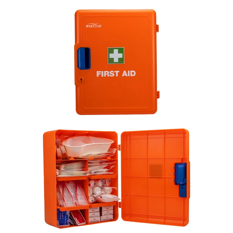 Firstar 260 Piece First Aid Cabinet Wall Mount Medical Box Outdoor ...