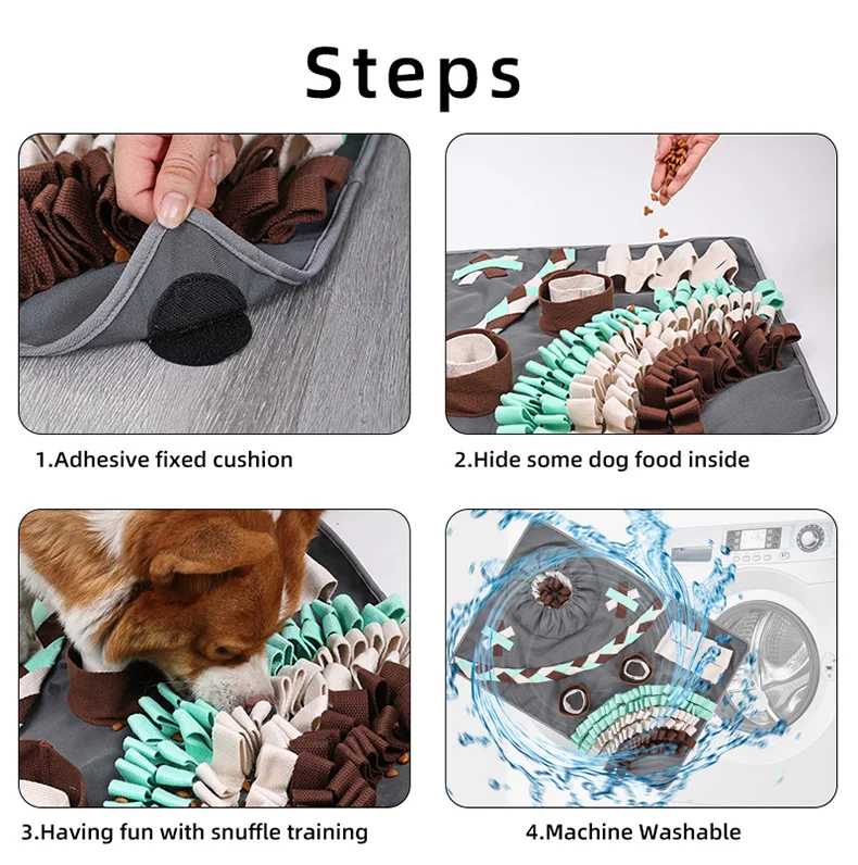 Direct Factory Heavy Duty Snuffle Mat for Dogs, Interactive Sniffle ...