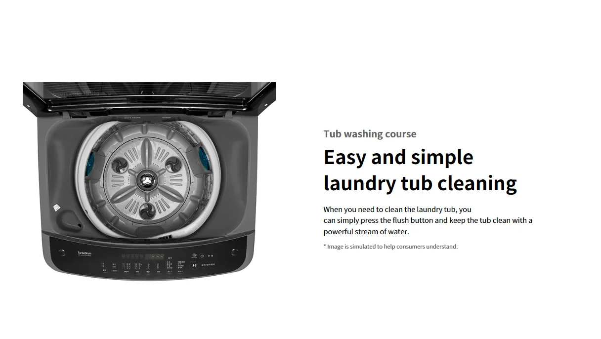 Lg Electronics Washing Machine With Dryer Top-load Washers 12kg Korean ...