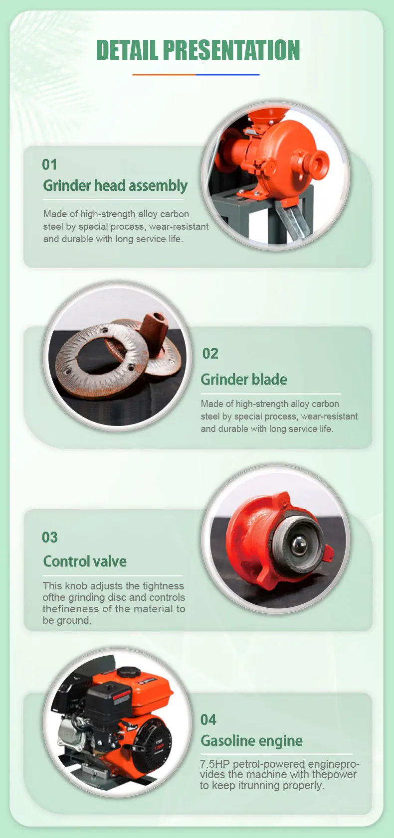 Backbone Machinery Spice Grinder - Fine Powder Solution