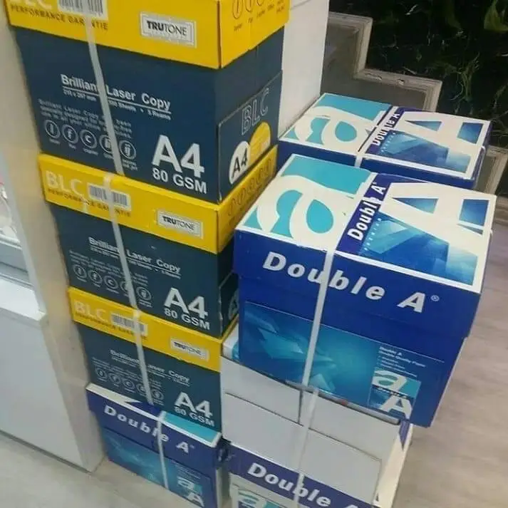Double A A4 Copy Paper A4 70 75 80 Gsm Ready To Ship 100% Woold Pulp ...