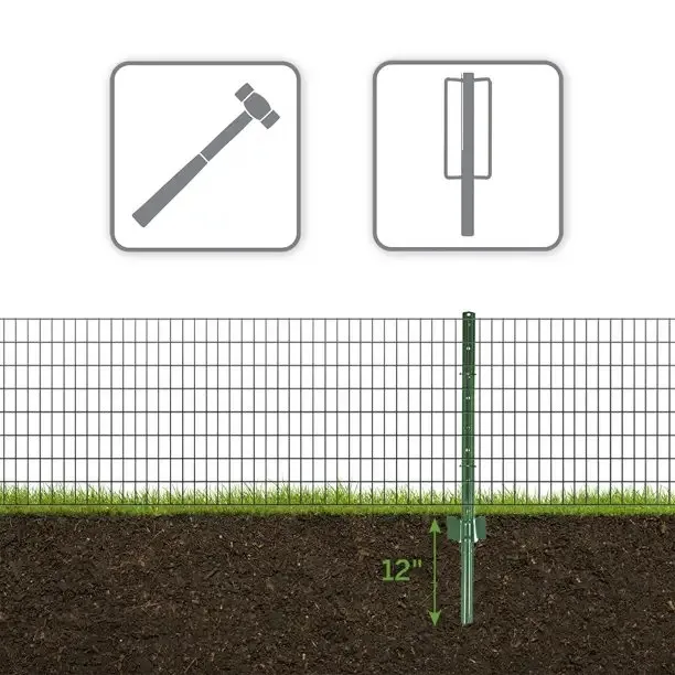 Fence Post Galvanized U Channel Sign Post Oem Waterproof Galvanized ...