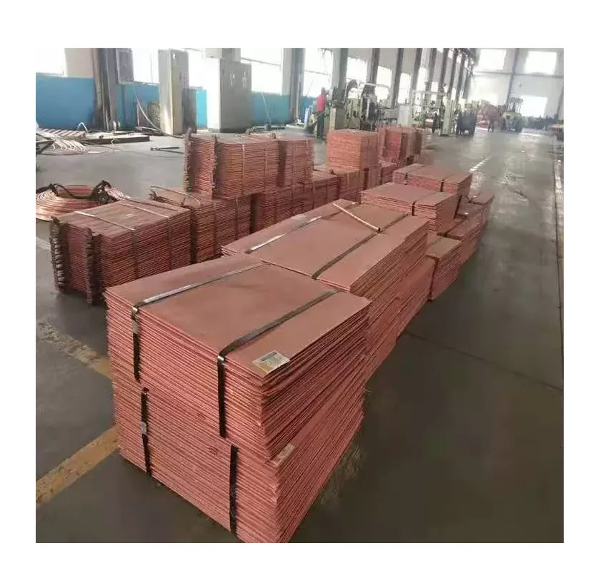 High Purity 99.99% Copper Cathode High Purity Electrolytic Copper ...