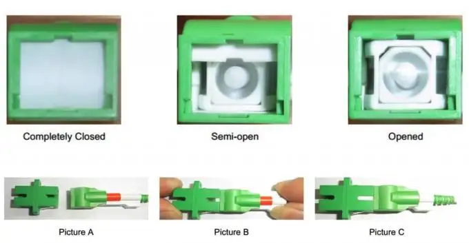 SSCASG SC AUTO SHUTTER CONNECTOR - Reliable Fiber Optic