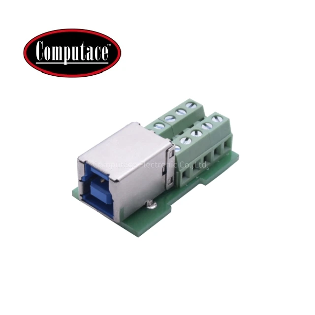 Usb 3.0 Type B Modular Socket Set Female To Terminal Block With ...