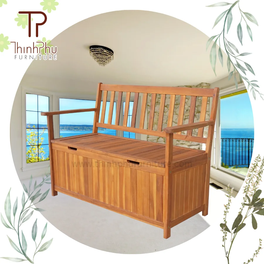 Easy Storage Stool And Ottomans Wood Style Packing Modern Pcs Solid ...