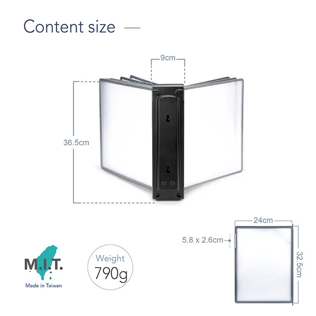 Wall Mount Flip Menu A4 Clear Plastic Document Holder AIDATA| Alibaba.com